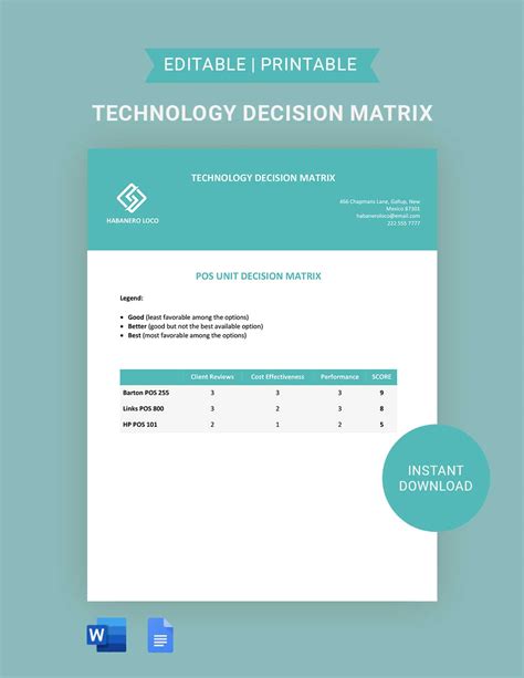 Matrix Templates In Word FREE Download Template Net