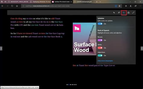 How To Use Microsoft Edges Reading Features In Windows 10 April 2018 Update Windows Central