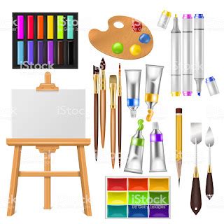 Ragam Alat Dan Bahan Berkarya Seni Lukis Kerajinan Prakarya