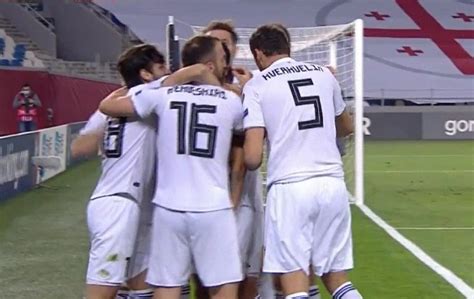 თორნიკე ოქრიაშვილის გოლი ბელარუსთან Video