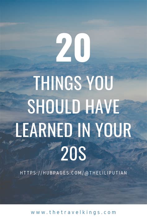 20 Things You Should Have Learned In Your 20s LetterPile