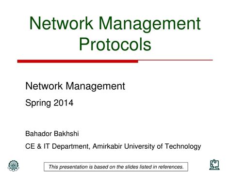 Ppt Network Management Protocols Powerpoint Presentation Free