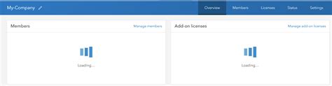 Settings Members And Licenses Not Viewable Throu Esri Community