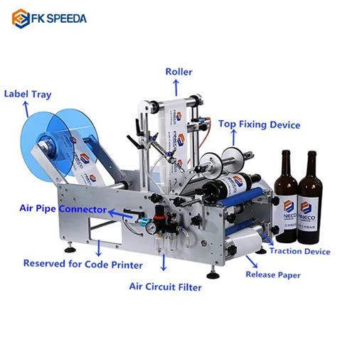 Economic Simple Semi Automatic Round Bottle Labeling Machine Manual Round Bottle Labeler Semi