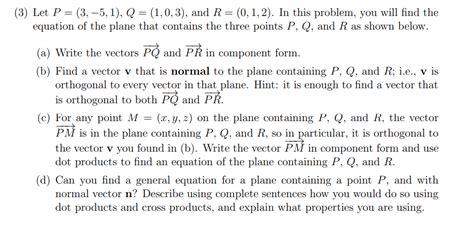 Solved Let P Q And R In This Chegg