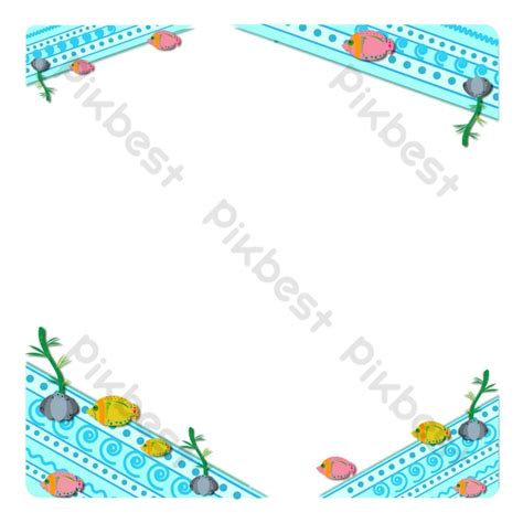 Fish Paper Border