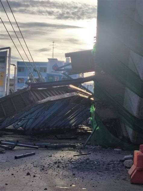 สะพานถล่ม ย่านลาดกระบัง เบื้องต้น บาดเจ็บ 7 ตาย 1 Thai Pbs News ข่าว