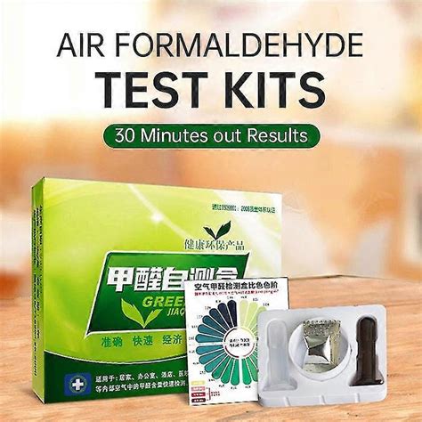 Formaldehyde Test Kit Paper New House Indoor Air Quality Reagent Tube Tester Home Self Test Gas