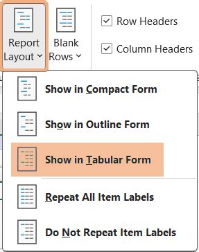 How To Arrange Pivot Table Columns Side By Side In Excel Excelgraduate