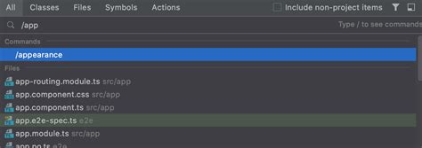 Searching Everywhere Webstorm Documentation