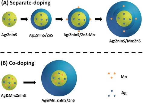 Sketch For The Synthesis Of Separate Doping Agzninsmnzns Qdsa And