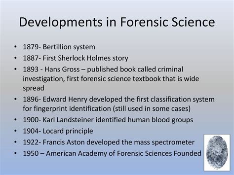 History And Development Of Forensic Science Ppt Download