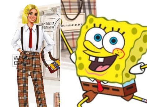 شخصیتهای باب اسفنجی اگه وارد دنیای مد بشن قبول داری بهشون میاد