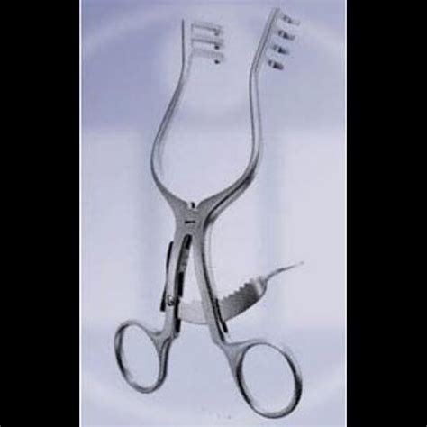 Contour Scalp Retractor 14cm 3x4 Blunt Prongs Angular Arms 19mm Deep Contour Scalp Retractor 14cm 3x4 Blunt Prongs Angular Arms 19mm Deep