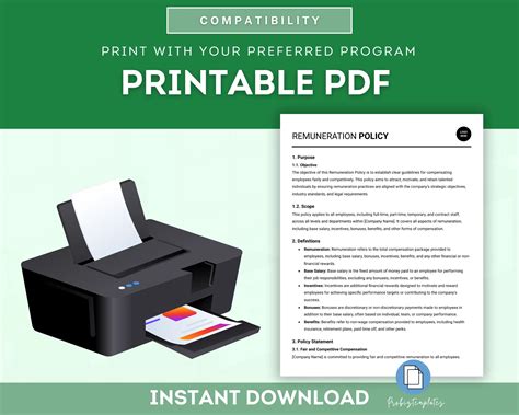 Remuneration Policy Template Probiztemplates