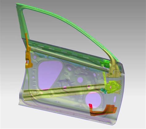 某轿车门体逆向设计 逆向工程 成都抄数 成都三维扫描 成都3D打印 成都逆向建模 抄数 三维扫描 3D打印 结构设计 佛像扫描 成都工业设计