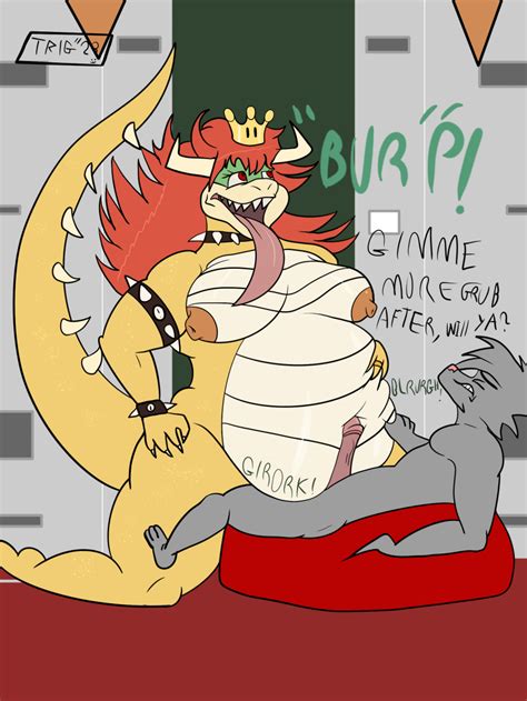 Rule 34 Absurd Res Anthro Bean Bag Belly Bellyjob Big Belly Bowser