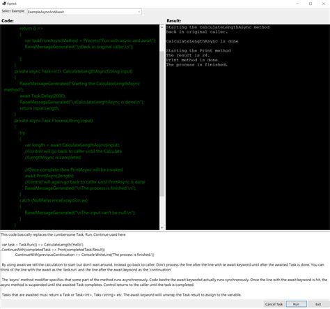 GitHub DebFontaine AsynchronyAndMultiThreading Winforms App To Demonstrate Some Thread And