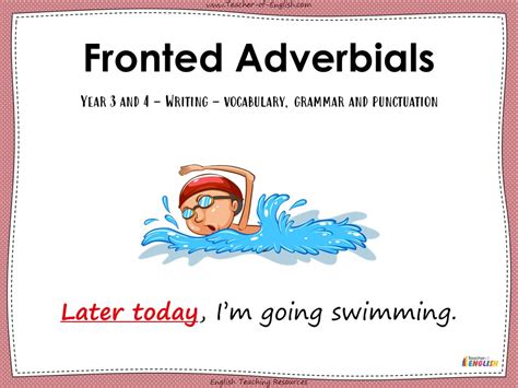 Fronted Adverbials Year 3 4 Teaching Resources