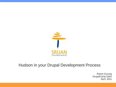 Jenkins In Drupal Development Process Ppt