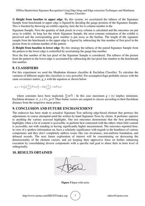 Offline Handwritten Signature Recognition Using Edge Hinge And Edge Extraction Techniques And