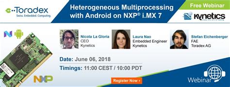 Guest Webinar Heterogeneous Multiprocessing With Android On Nxp Imx 7