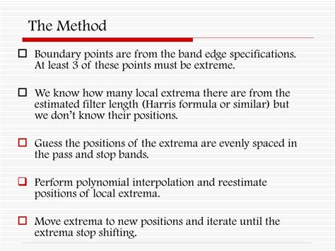 Ppt Parks Mcclellan Fir Filter Design Powerpoint Presentation Free
