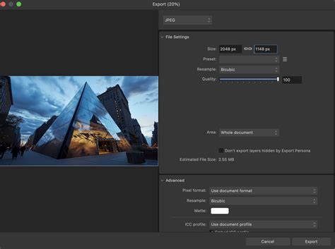 Downscaling Discrepancy Between Resize Document And Export Dialog V2