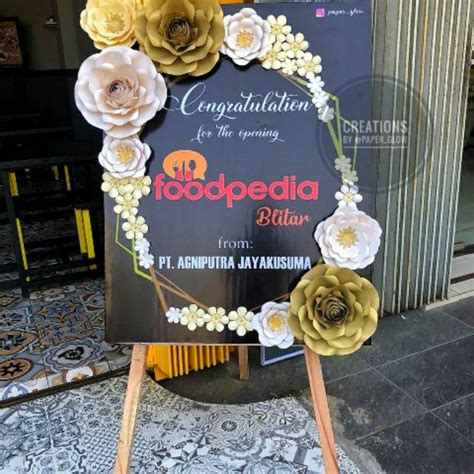 Jual Bunga Papan Paper Flowerbunga Papan Ucapanbunga Papan Kekinian