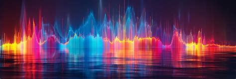 Neon Stick Graph Premium Ai Generated Image