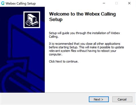 Install The Webex Calling App