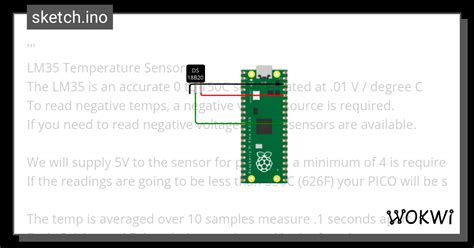 Temp Sensor Wokwi ESP STM Arduino Simulator