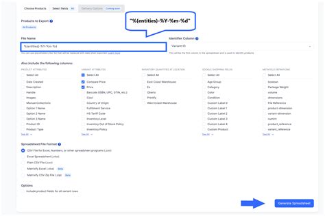 Custom File Names For Product Export Ablestar Help Center