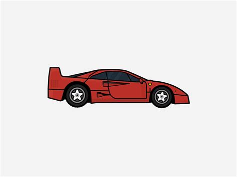Ferrari F40 By Naeim On Dribbble