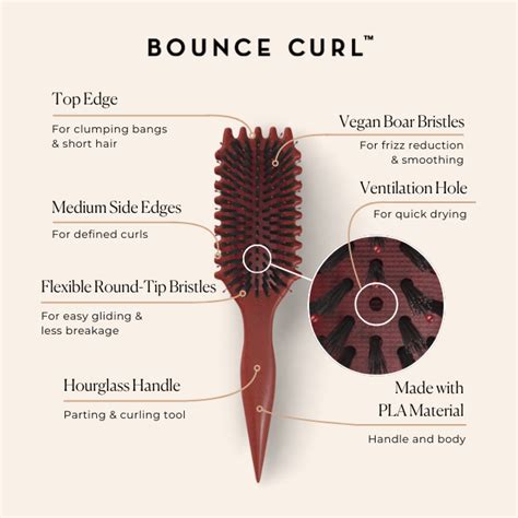 Bounce Curl Define Edgelift Styling Brush Available At Curl Care Curl Care