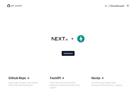 Nextjs Fastapi Template For Saas