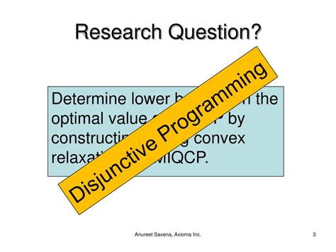 Ppt Convex Relaxations Of Non Convex Mixed Integer Quadratically Constrained Problems