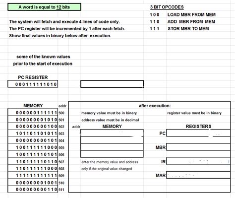 Solved A Word Is Equal To 12 Bits The System Will Fetch And