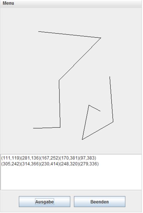 user interface show polygon s coordinates in jpanel java stack overflow