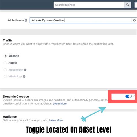 Facebook Dynamic Creative 101 Adleaks