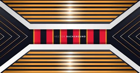 추상 흰색과 검은색과 금색 기하학적 모양 배경 프리미엄 벡터