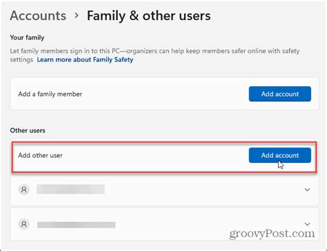 How To Add A Local User Account On Windows 11