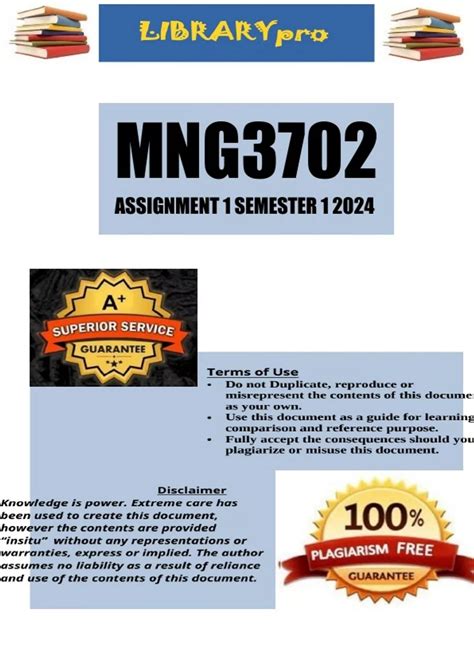 mng3702 assignment 1 complete answers semester 1 2024 due march