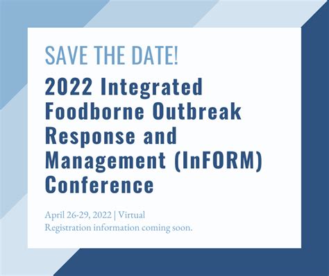 Save The Date Inform 2022 Conference National Environmental Health