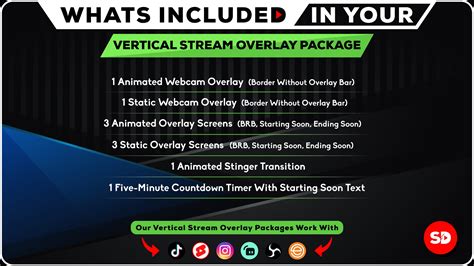 Vertical Stream Overlay Package Project Zero Stream Designz