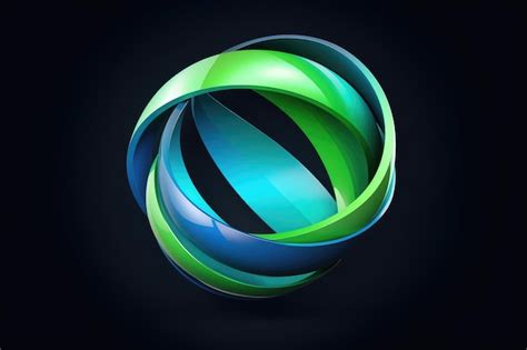 Premium Ai Image Glowing Circular Shapes Ring Shape Empty Space