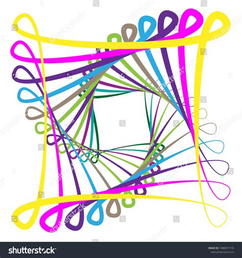 Geometric Shape Design Element Inward Rotation Stock Vector Royalty Free 1988871710 Shutterstock