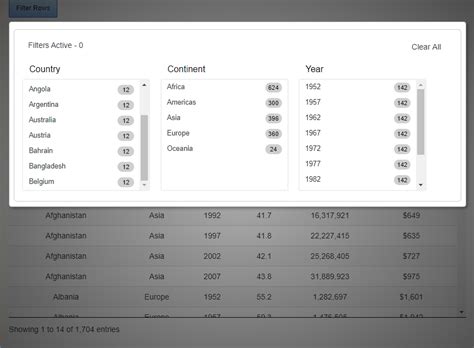 Issue With Dt Searchpanes Only First 10 Unique Values Appear In The Panes · Issue 820