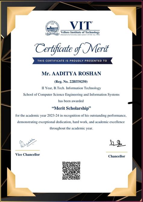 aaditya roshan on linkedin meritscholarship academicexcellence