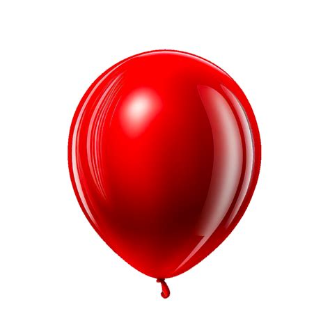 Ai Generativo Realista 3d Rojo Globo Volador 24396289 Png